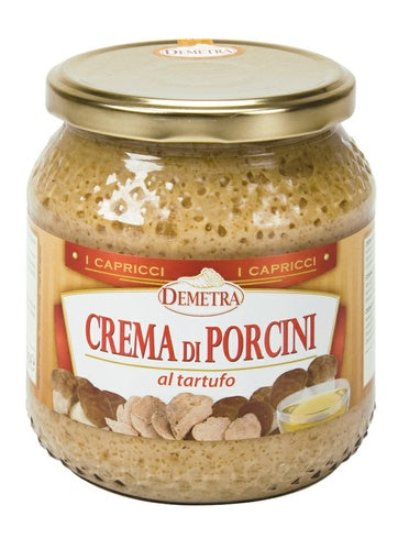 DEMETRA PORCINI/TRUFFLE CAPRICIOSA CREAM 550 g – Autentico Italiano